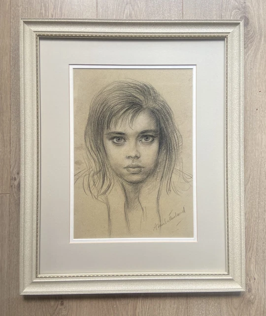 ALAN SUTHERLAND 1931-2019 original signed pastel painting Royal Academy ...