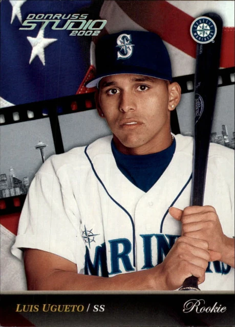CARTE DE BASEBALL 2002 Studio Seattle Mariners #238 Luis Ugueto recrue ...