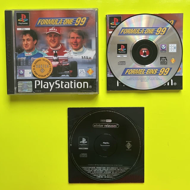 FORMULA ONE 99 + Demo Disc Sony Playstation1 Ps One Ps1 Pal Used Usato ...