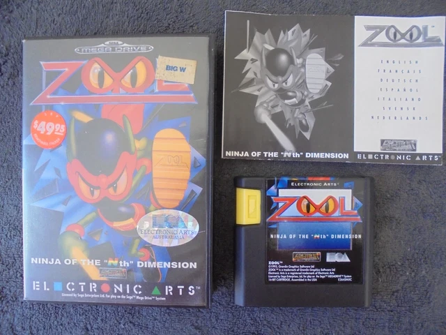 ZOOL SEGA MEGA Drive Megadrive - PAL VGC Complete $48.95 - PicClick AU