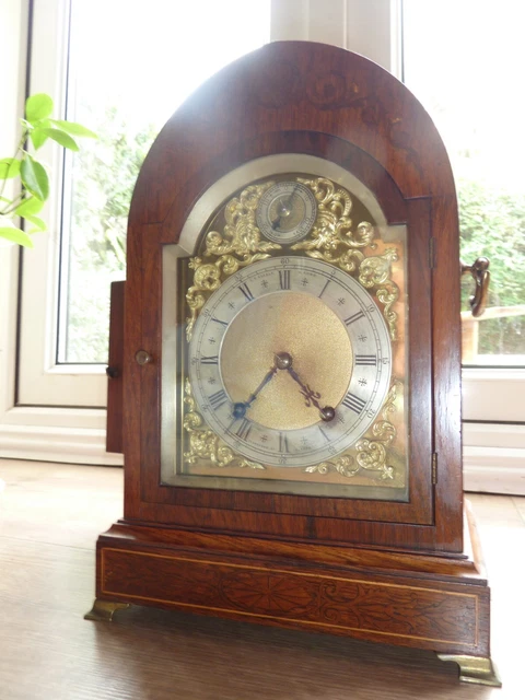 ANTIQUE 8 DAY Winterhalter & Hofmeier Ting-Tang Mantel/Bracket clock. £ ...