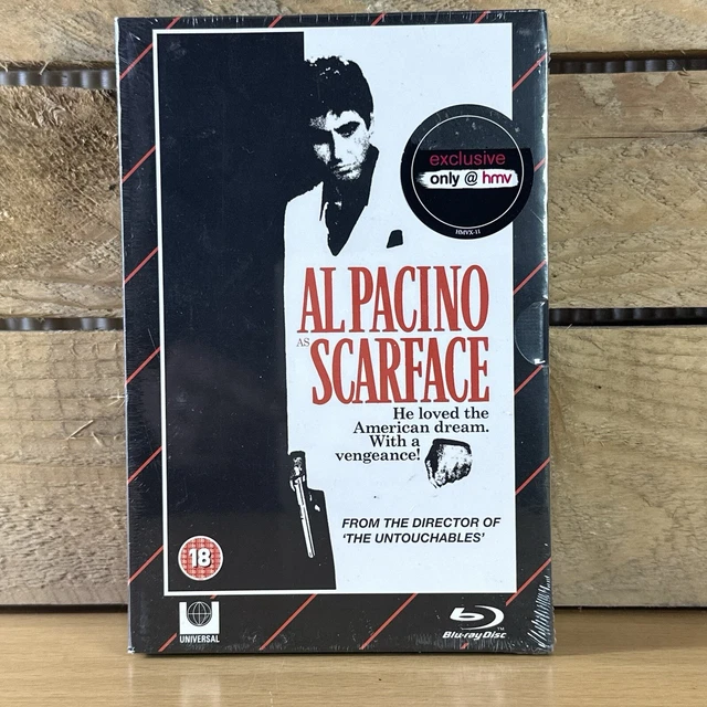 SCARFACE BLU RAY DVD + Poster Boxset HMV Exclusive Al Pacino 1983 New £ ...