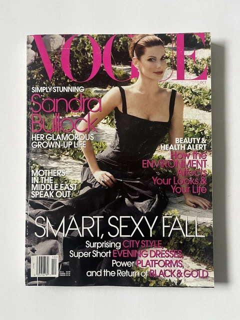 SANDRA BULLOCK OCTOBER 2006 VOGUE Magazine ERIC BANA / GISELE BUNDCHEN ...