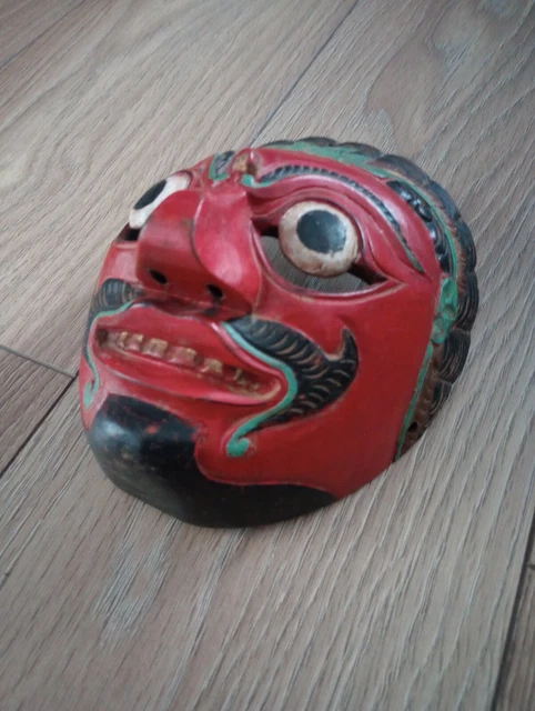 ORIGINAL INDONESIA TOPENG Folk Dance Mask Java EUR 58,41 - PicClick DE