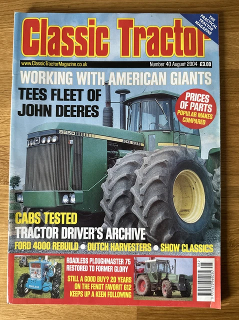 CLASSIC TRACTOR MAGAZINE August 2004 Number 40 £1.00 - PicClick UK