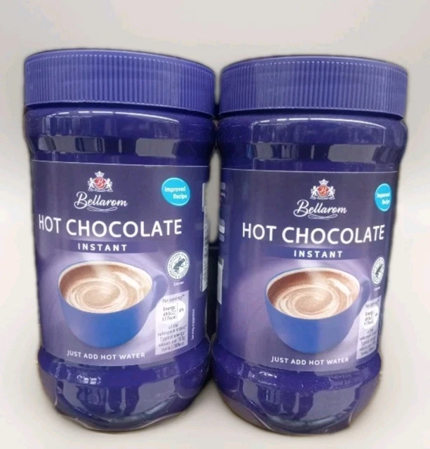 INSTANT HOT CHOCOLATE Drink Powder 2x400g, Two Jars £10.25 - PicClick UK
