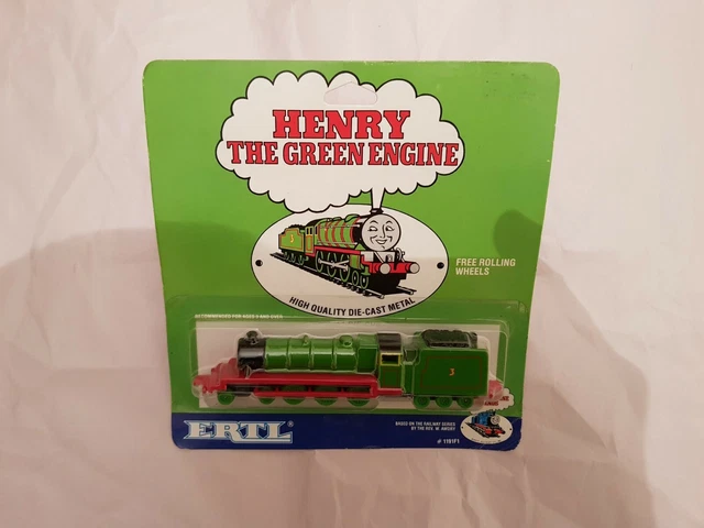 THOMAS & FRIENDS ERTL PAPER FACE HENRY NEW & SEALED 1984 RARE CLOUD ...