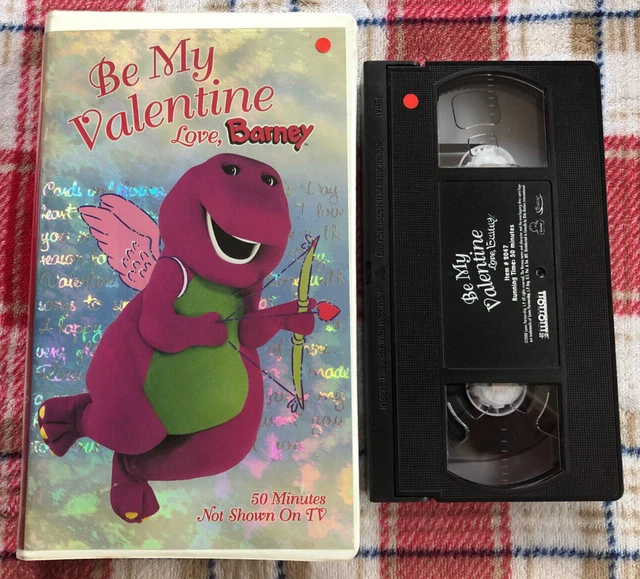 BE MY VALENTINE, LOVE BARNEY [2000] | Canadian Clamshell VHS TAPE ...
