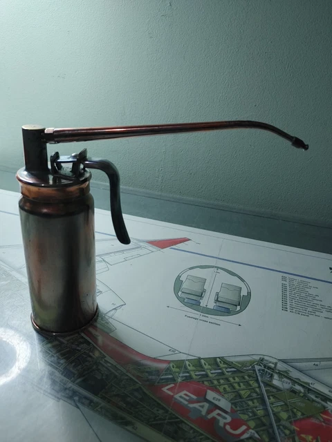 VINTAGE STEEL & Brass Oiler Can Pump Style $24.95 - PicClick CA