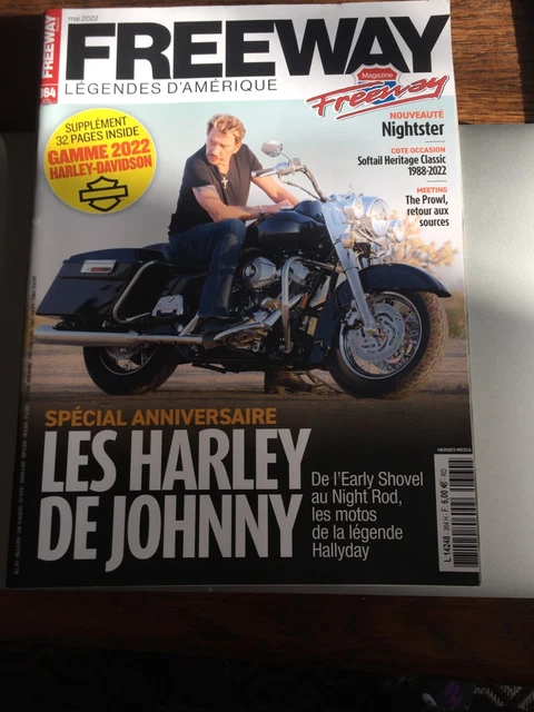 MAGAZINE FREEWAY N°364 LES HARLEY DE JOHNNY HALLIDAY EUR 2,00 - PicClick FR