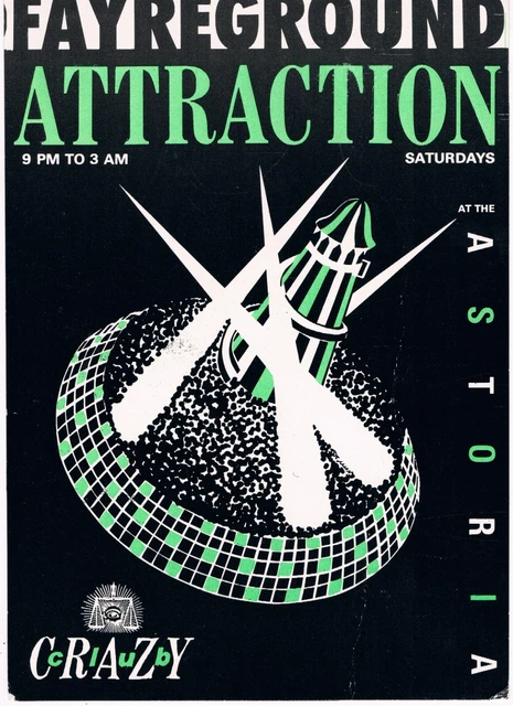 CRAZY CLUB RAVE Flyer Flyers 2/6/90 A5 Astoria Charing X Road London ...