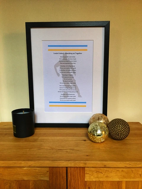 LEEDS UNITED - Marching on Together Print A4 - Brand New £12.00 ...