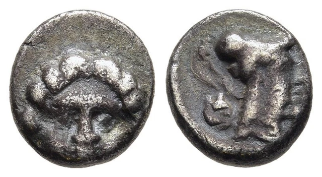 FITZ PISIDIA SELGE Silver Obol Gorgoneion Athena Helmet Greek @Non1851 ...