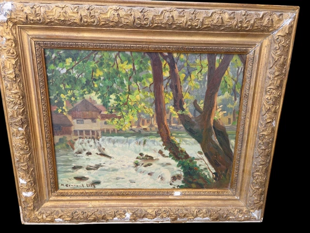 TABLEAU ANCIEN SIGNÉ Cannaut Ytz EUR 120,00 - PicClick FR