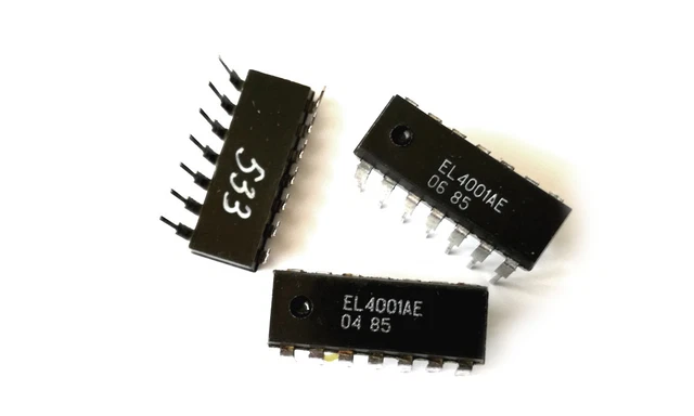 EL4001AE (CD4001AE) CMOS Quad 2-Input NOR Gate 4001 IC (5 Stück) EUR 2,31 - PicClick DE