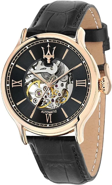 MONTRE AUTOMATIQUE HOMME Maserati Epoca R8821118001 squelette cadran ...