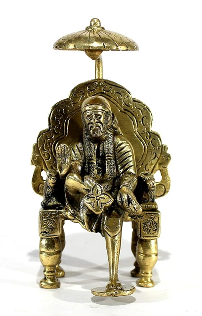 STATUE EN LAITON De Shirdi Sai Baba, Idole, Figurine, Décor De Maison EUR 193,62 - PicClick FR