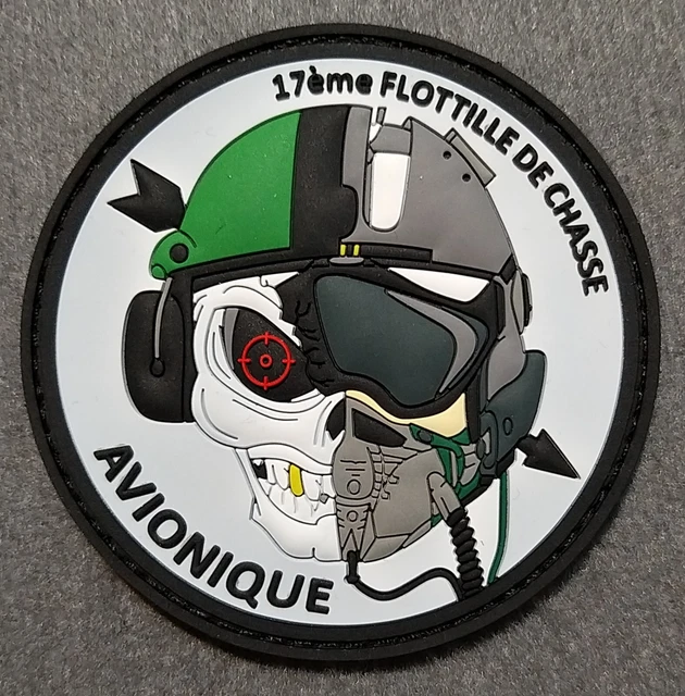 AERONAVALE FRENCH NAVY Flottille 17F Rafale M Squadron PVC Patch w ...