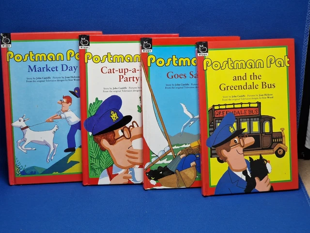 4X POSTMAN PAT Books Handy Hippos Vintage Ladybird Book Style Books £5. ...