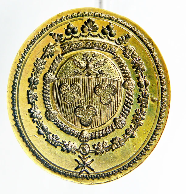 SCEAU CACHET Armoiries Marquis Ordre Saint Esprit et Saint Michel seal ...