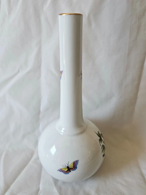 GORGEOUS HEREND ROTHSCHILD Bird Pattern Vase £85.00 - PicClick UK