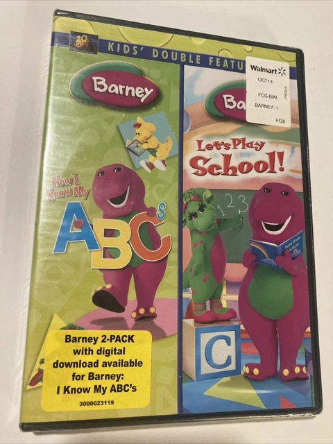 BARNEY: I KNOW My ABCs/Lets Play School (DVD, 2008) £9.54 - PicClick UK
