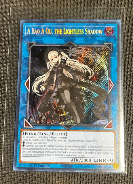 YU-GI-OH! A BAO A Qu, the Lightless Shadow - SUDA-EN049 - Ultra Rare ...