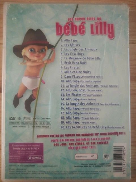 DVD LES SUPER Clips de Bébé Lilly + Poster + 2 Tatouages EUR 9,50 ...