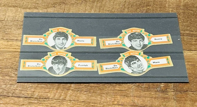 THE BEATLES OLD DUTCH Cigar Labels Original FULL SET Music Memorabilia ...