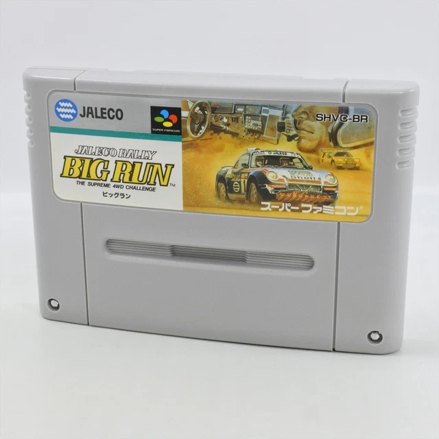 SUPER FAMICOM BIG RUN Jaleco Rally Cartridge Only Nintendo sfc $5.00 ...
