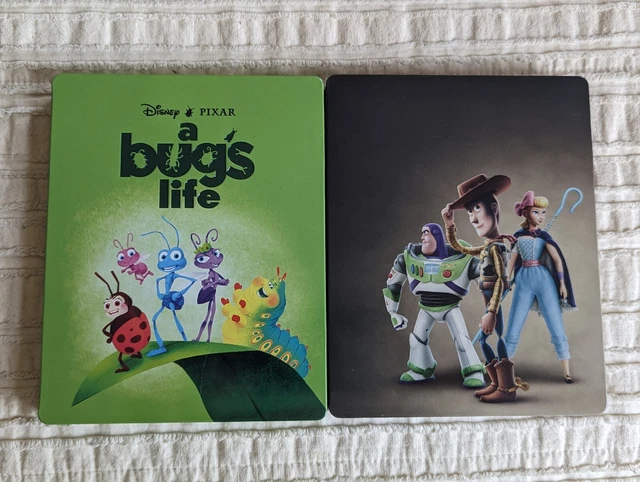 DISNEY/PIXAR A BUG'S Life, Toy Story 4 Steelbooks (4K UHD, Blu-ray, NO ...