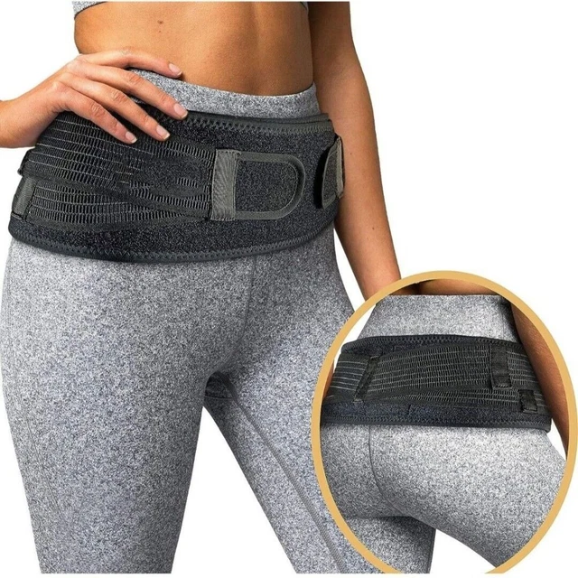 NEOPRENE PELVIC POSTURE Correction Belt Adjustable Sacroiliac Joint ...