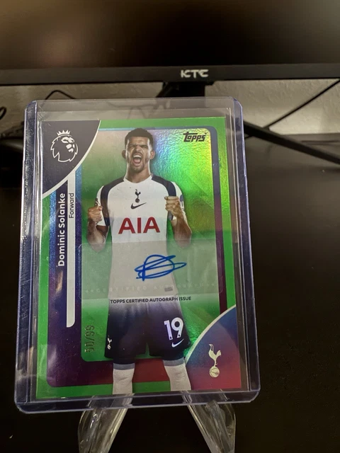 TOPPS PREMIER LEAGUE 2025-26 Autograph Dominic Solanke Green/99 EUR 10 ...