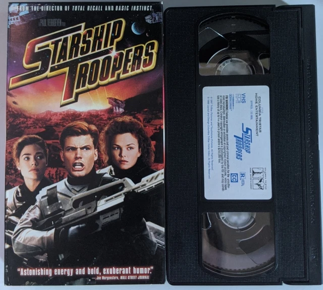 STARSHIP TROOPERS VHS Tape Action 1998 90s Creature Feature £2.80 ...