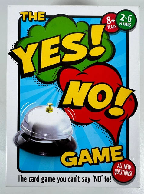 YES/NO ! CARD Game you Can't Say No To! by Paul Lamond Games 2018 (8 ...