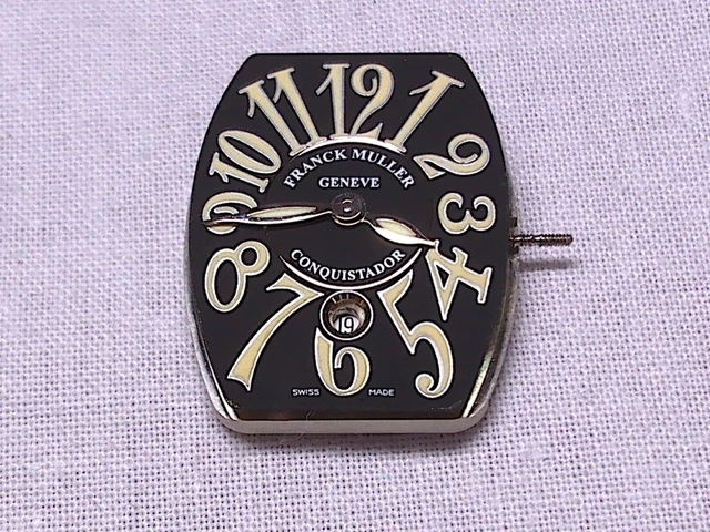 FRANCK MULLER CONQUISTADOR 8005LSC OR Mouvement et cadran ETA FM 2671 ...