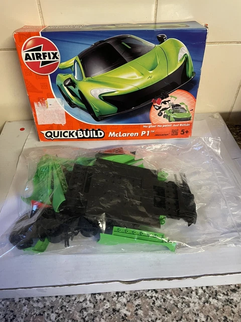 AIRFIX® QUICK-BUILD MCLAREN P1 Green Model Sports Car Kit Quickbuild ...