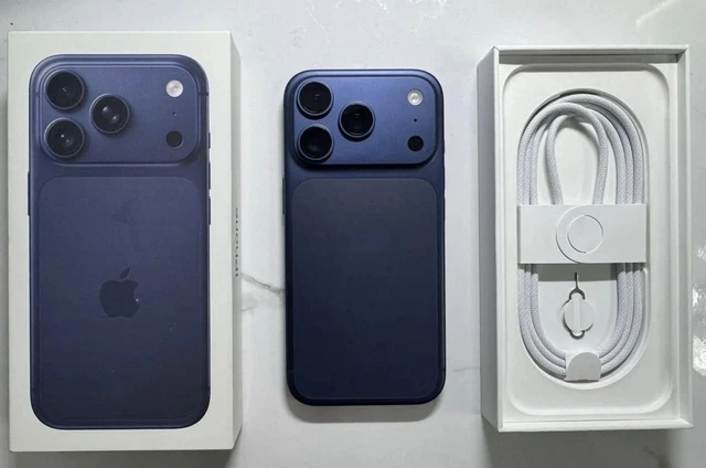 APPLE IPHONE 17 Pro Max Deep Blue 256GB Unlocked Boxed Excellent £955. ...