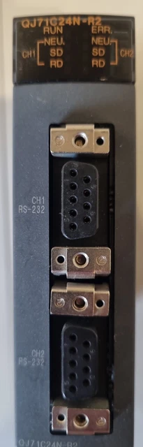 MITSUBISHI QJ71C24N-R2 SERIAL Comms Module £100.00 - PicClick UK