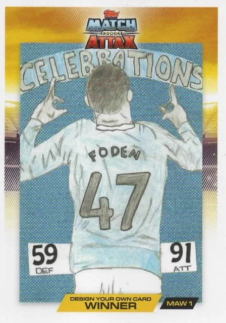 TOPPS MATCH ATTAX Champions League 2025 2026 MAW 1 Celebration Card ...