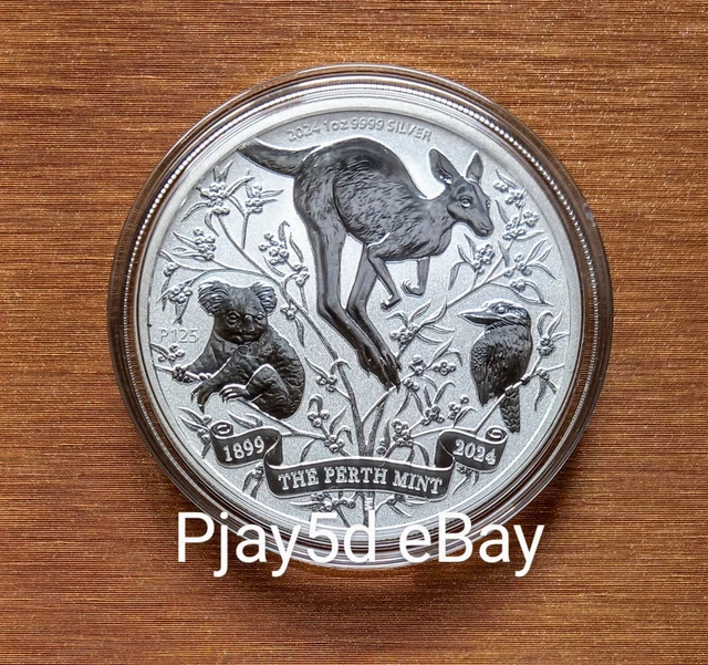 2024 PERTH MINT 125th Anniversary 1oz Silver Bullion coin in capsule £ ...
