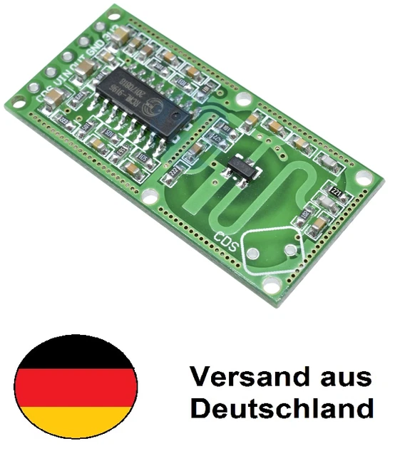 5 X RCWL-0516 Radar Sensor Bewegungsmelder Microwave Mikrowelle komp ...