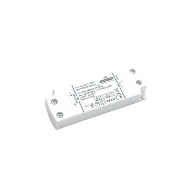 LED TRAFO TRANSFORMATOR Powersupply Netzteil Snappy SE15-12VF 12VDC 15 ...