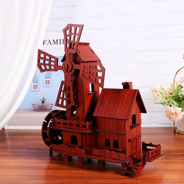 WOODEN DIY MODEL Wooden Assembly Model Toy DIY Wood Toy Montessori ...
