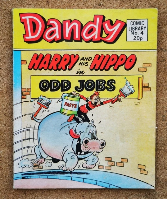DANDY MINI PICTURE Story Comic Library #004 HARRY HIPPO Odd Jobs EUR 2 ...