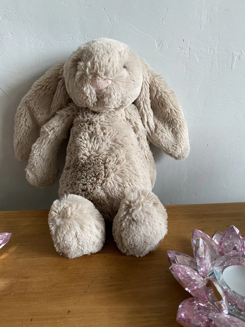 JELLYCAT BASHFUL Bunny Beige Soft Toy 12" Medium Excellent Condition £0 ...