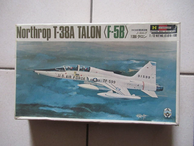 NORTHROP T-38A TALON ( F-5B ), HASEGAWA, 1/72 ,réf: 018-100, ( airfix ...