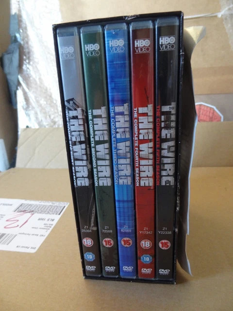 THE WIRE : Complete Collection - Series / Season 1 -5 (UK Region 2) DVD ...