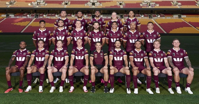 2024 QLD MAROONS State Of Origin Rugby Team Poster, Nrl, Free Post ...