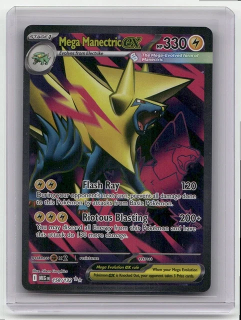 2025 POKEMON MEGA Evolution English Mega Manectric EX Full Art Ultra ...